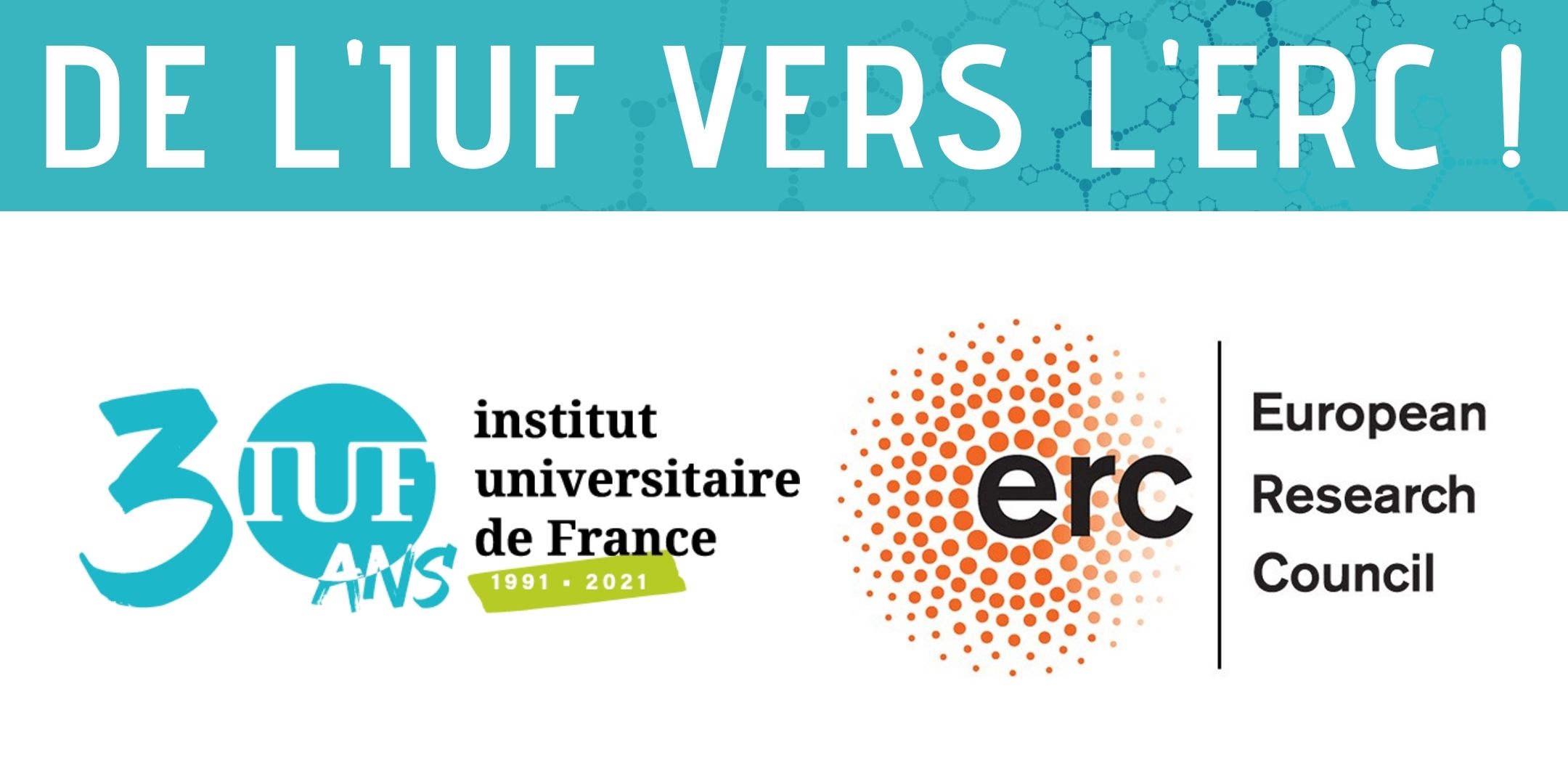 DE L'IUF VERS L'ERC ! - Institut Universitaire de France